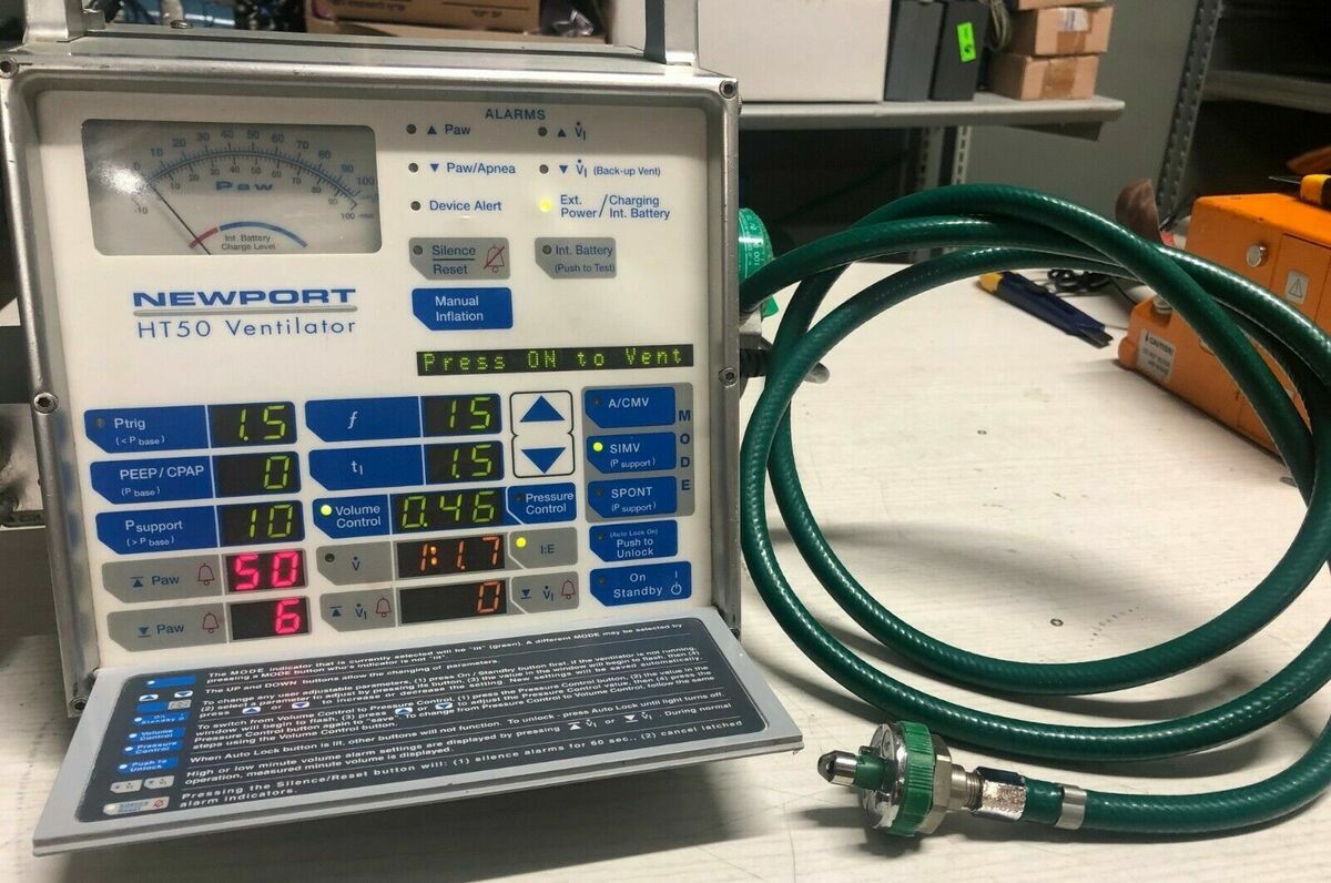 دستگاه ونتیلاتور پرتابل Newport HT 50 - شرکت مهندسی پزشکی بهبود گستر ...
